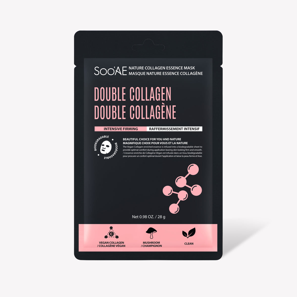 Soo'AE Nature Collagen Mask – Double Collagen | Seoulful Canada