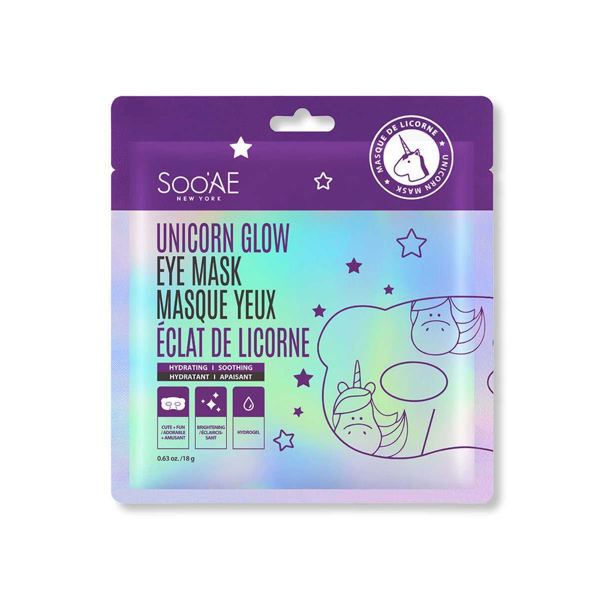 Unicorn Glow Eye Mask | Seoulful Canada